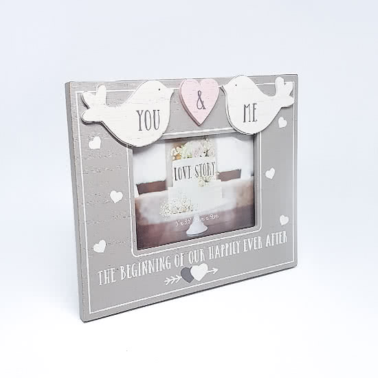 True Love Birds Frame | Engagement Photo Frame | Engagement Frames