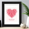 Engaged Heart - Personalised Print | Engaged Print | Personalised Gift