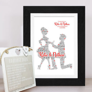 On One Knee Gift Set 4 | Engagement Gift Set | Engagement Gift