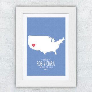 Where We Got Engaged | Personalised Engagement Present | Gift