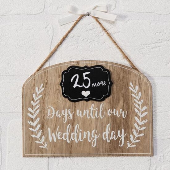 Welcome To Our Wedding MDF Plaque | Wedding MDF Plaque
