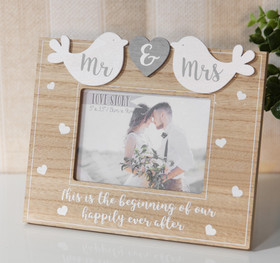 Mr & Mrs Love Birds Frame | Wedding Frames | Frames Weddings